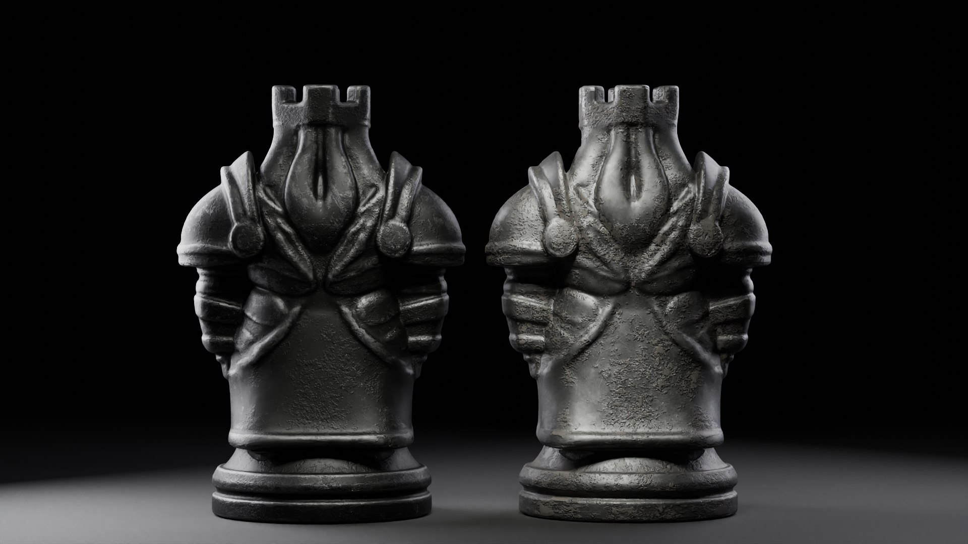 Rook - Realistic Metallic Rook Chess Piece Model - TurboSquid 2304397