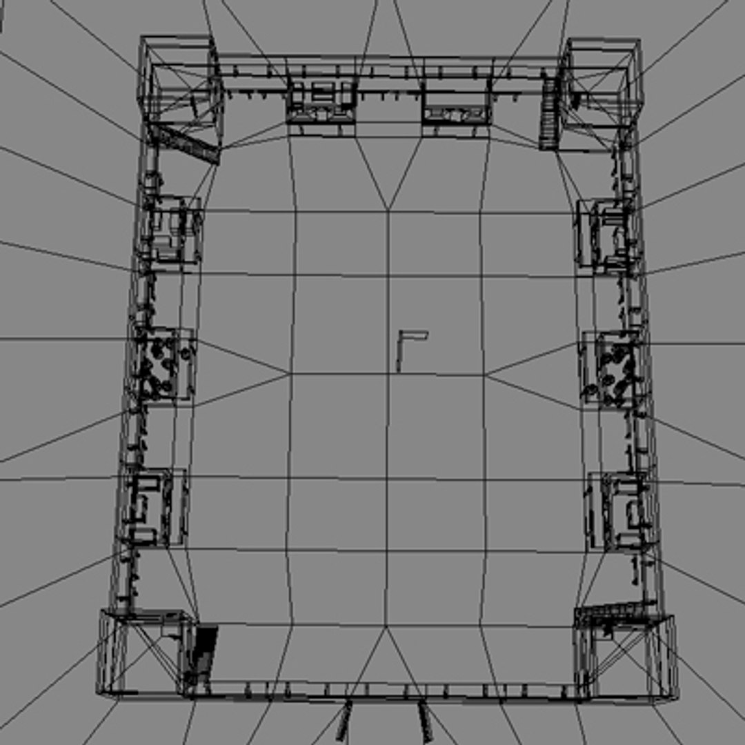 Wild West Fort 3d Model