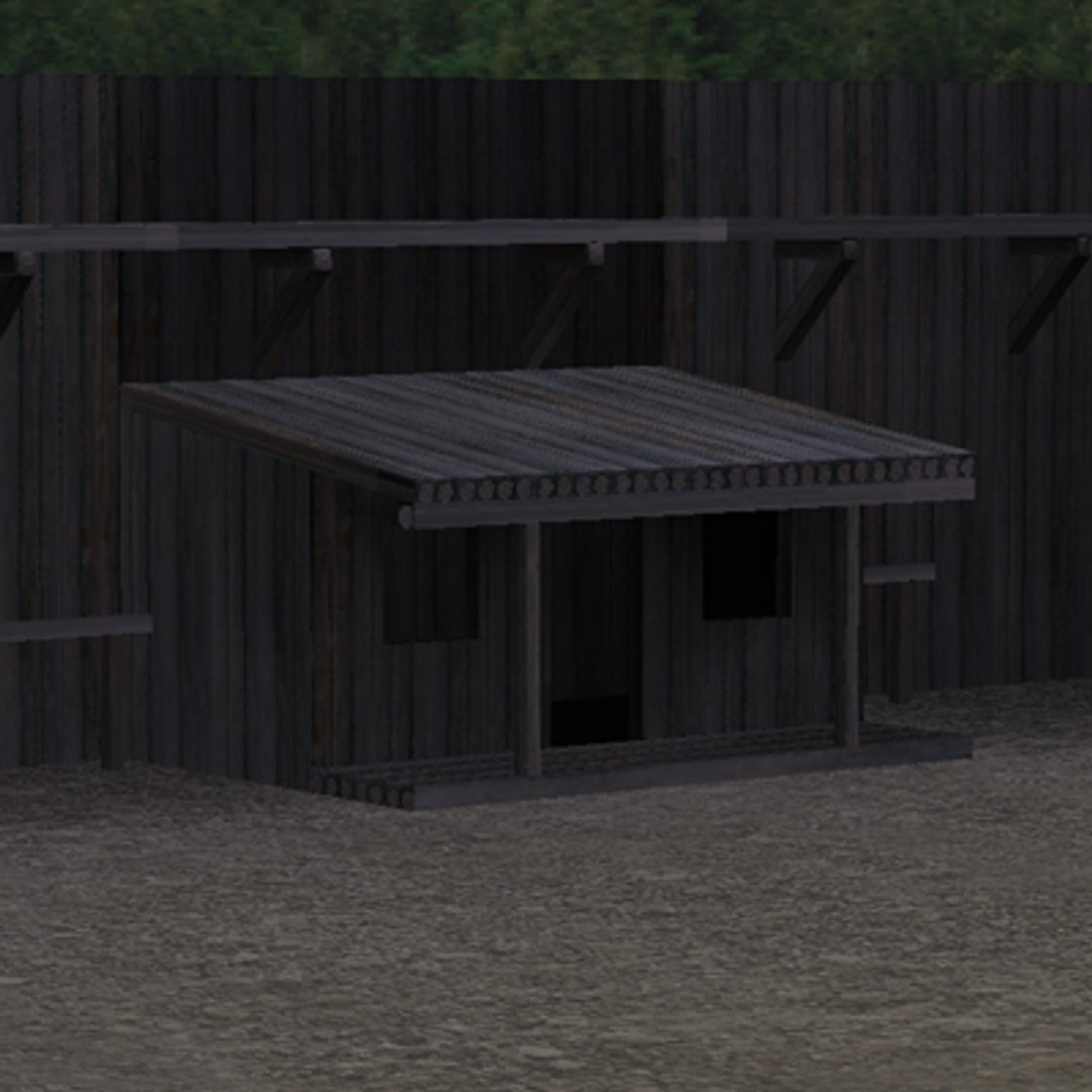 Wild West Fort 3d Model