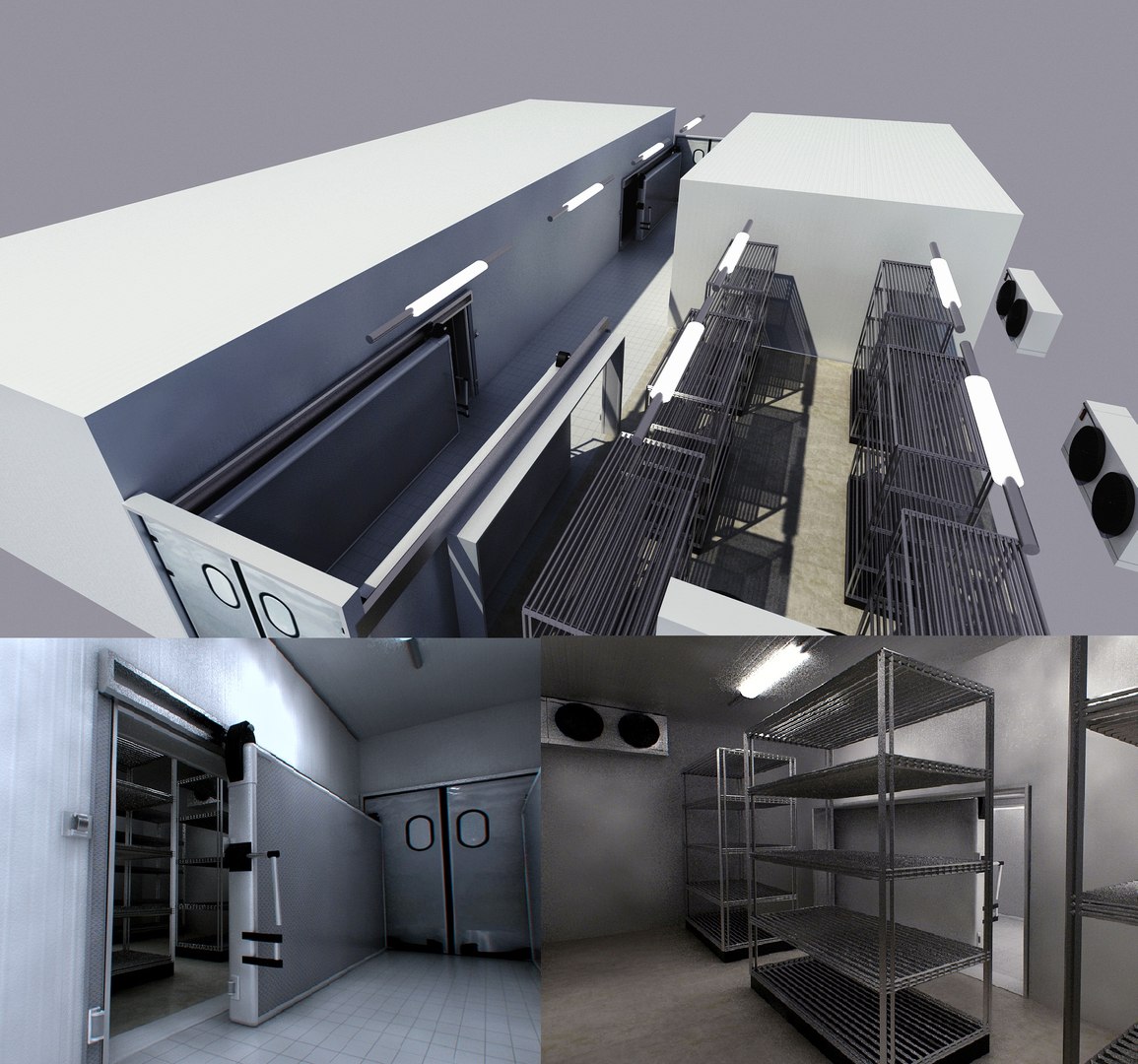 3d Model Cold Storage