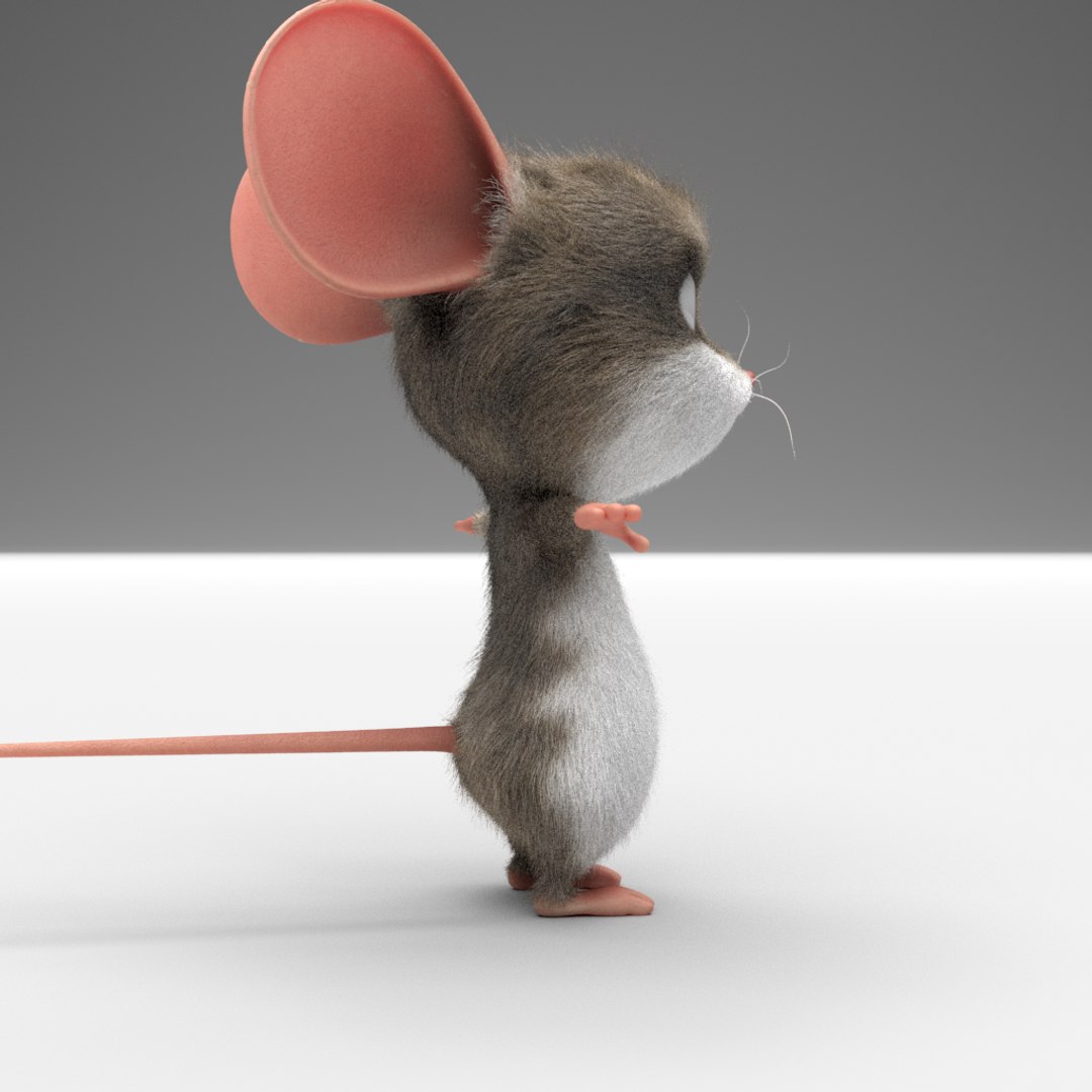 All binding cartoon mouse 3D model - TurboSquid 2133478