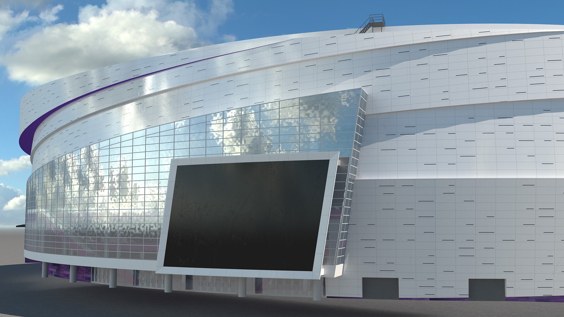 Stadium arena 3D - TurboSquid 1614525