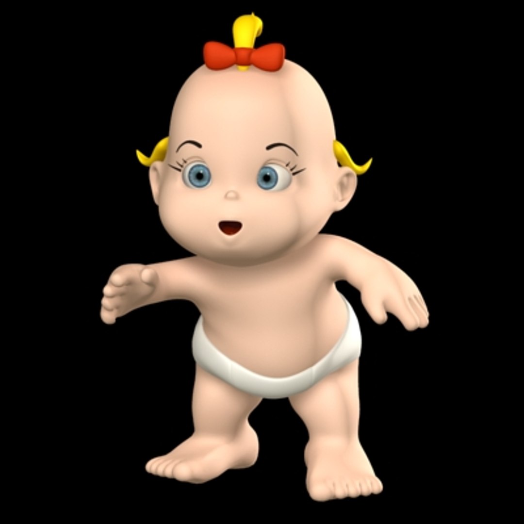 3ds Max Baby Girl
