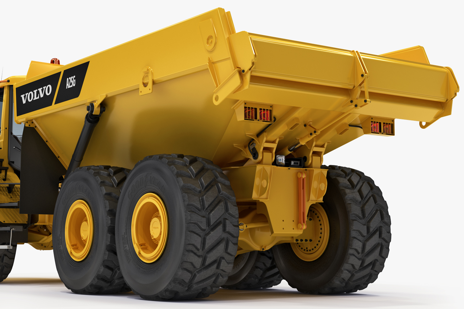 articulated truck a25g 3d model