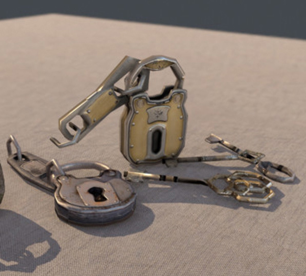 3ds max keys locks pack