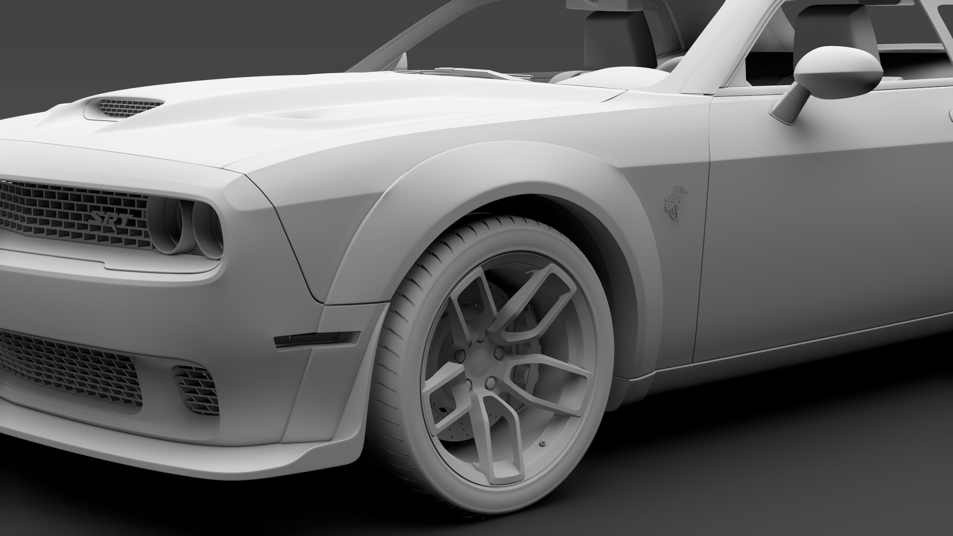 3D Dodge Challenger Srt Hellcat - TurboSquid 1192047