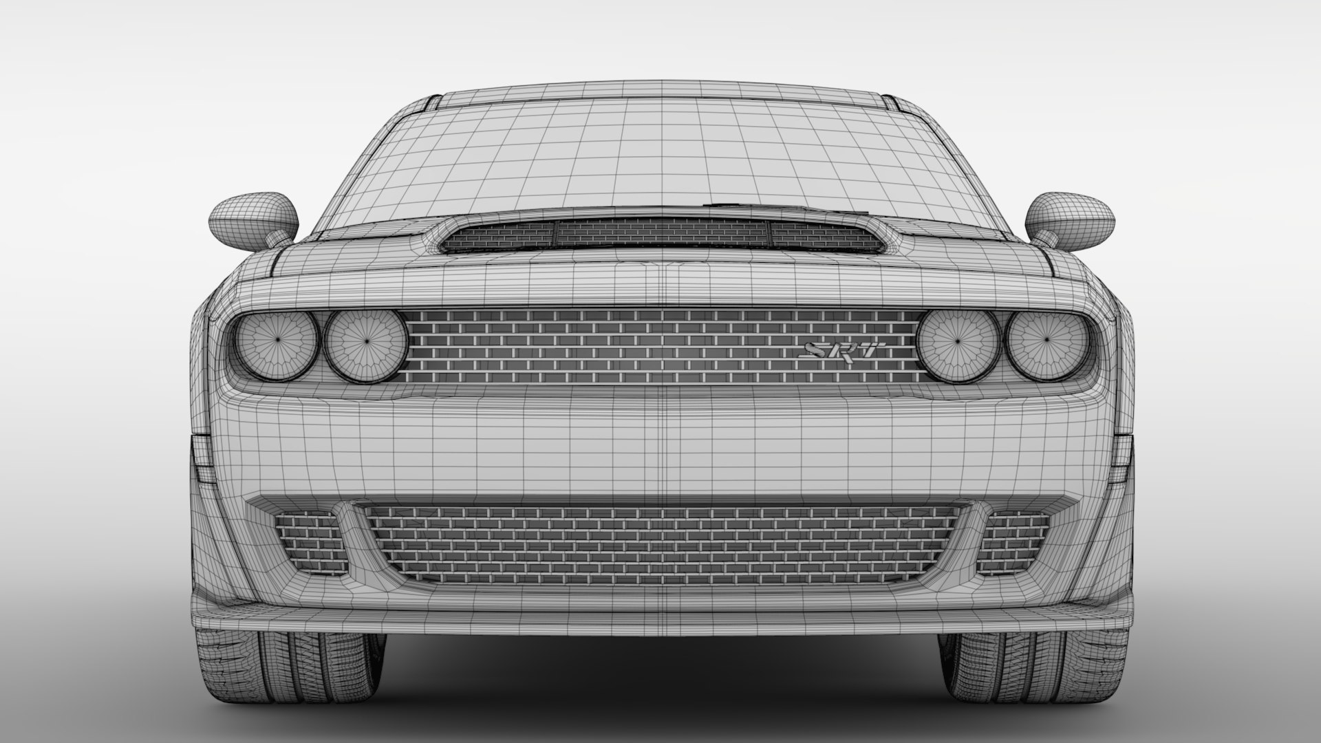3D Dodge Challenger Srt Hellcat - TurboSquid 1192047