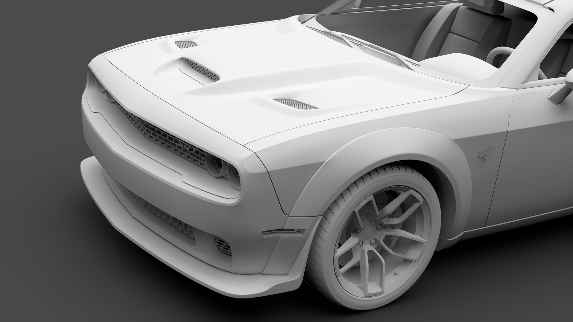 3D Dodge Challenger Srt Hellcat - TurboSquid 1192047