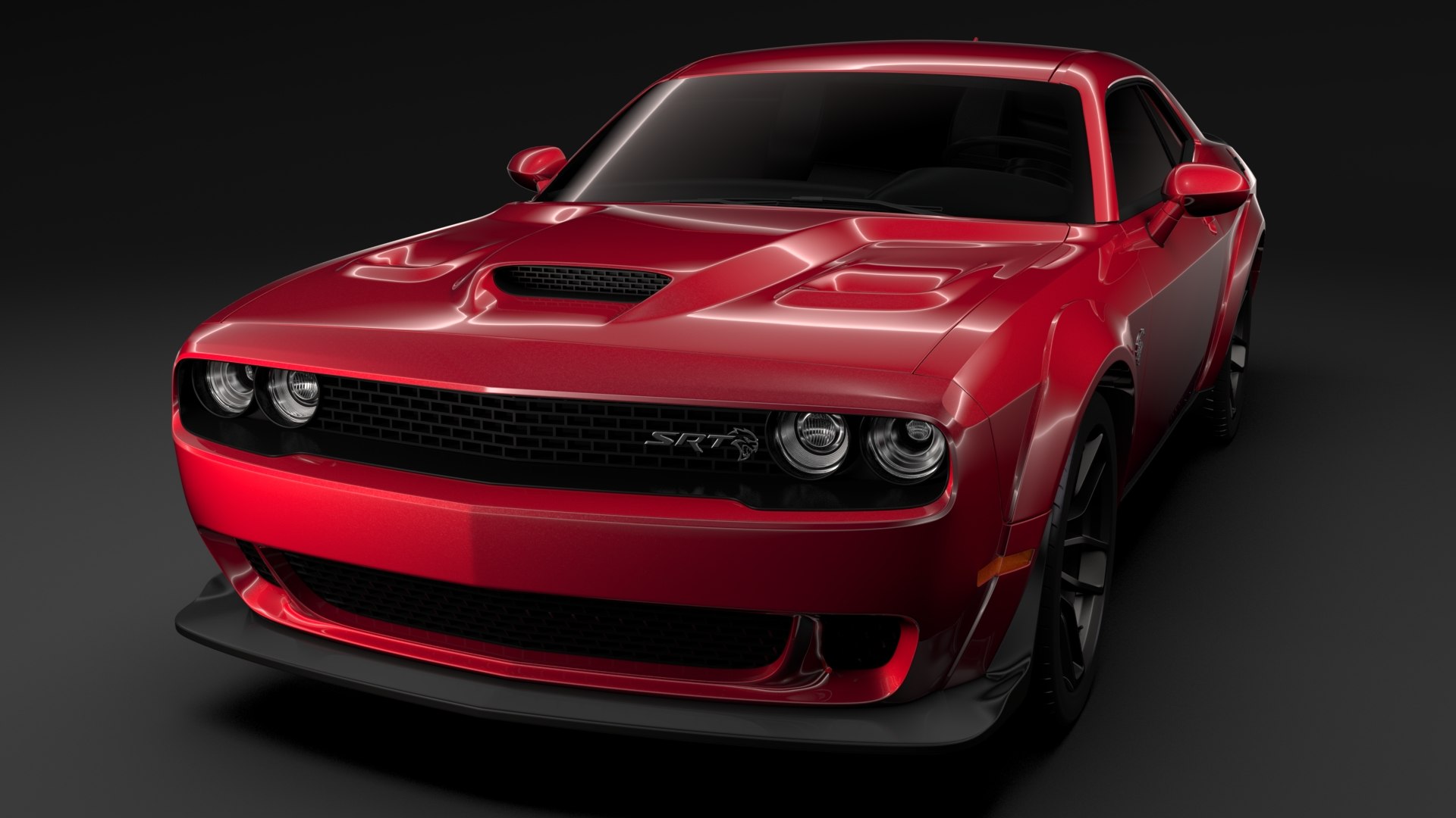 3D Dodge Challenger Srt Hellcat - TurboSquid 1192047