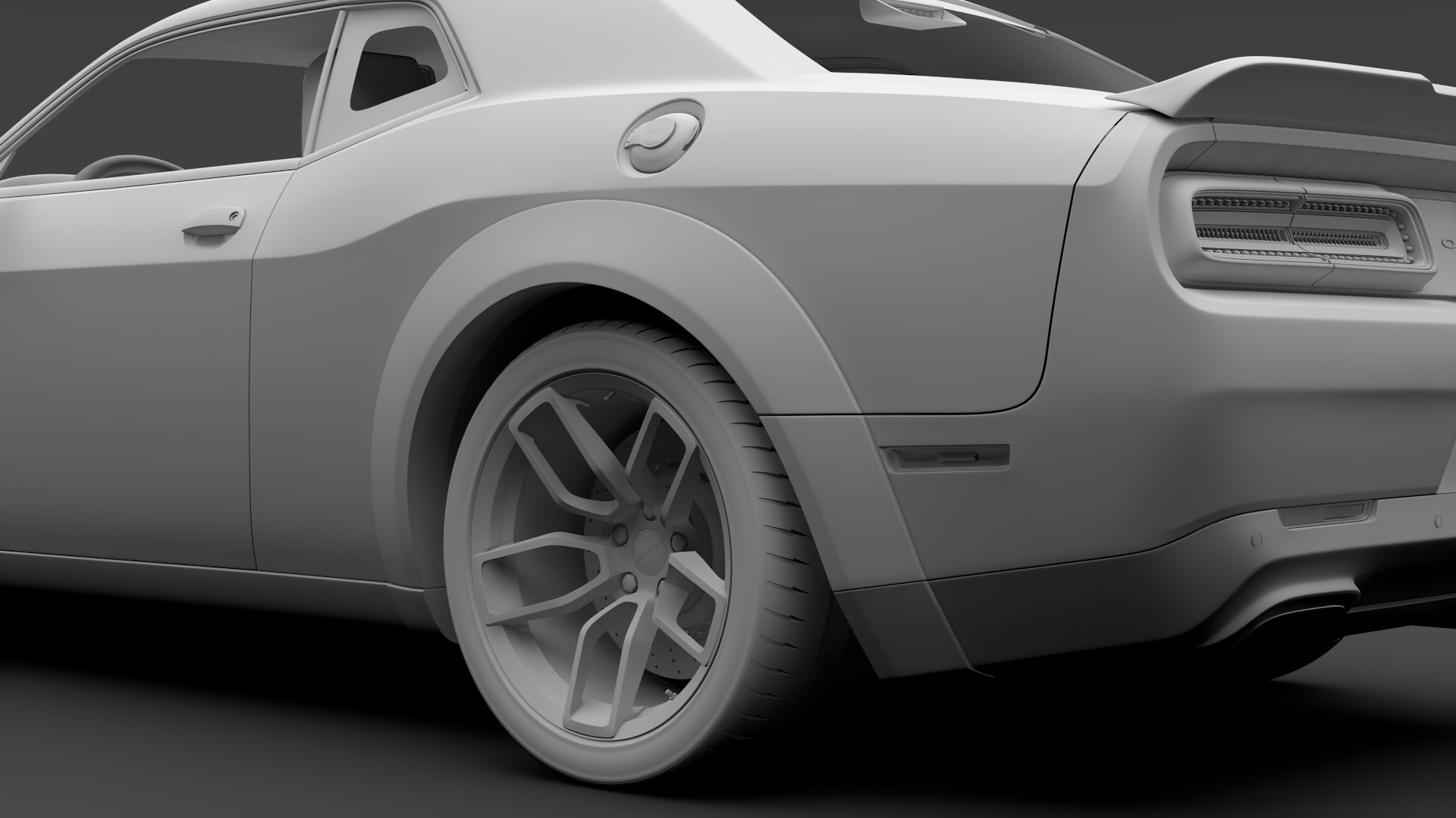 3D Dodge Challenger Srt Hellcat - TurboSquid 1192047