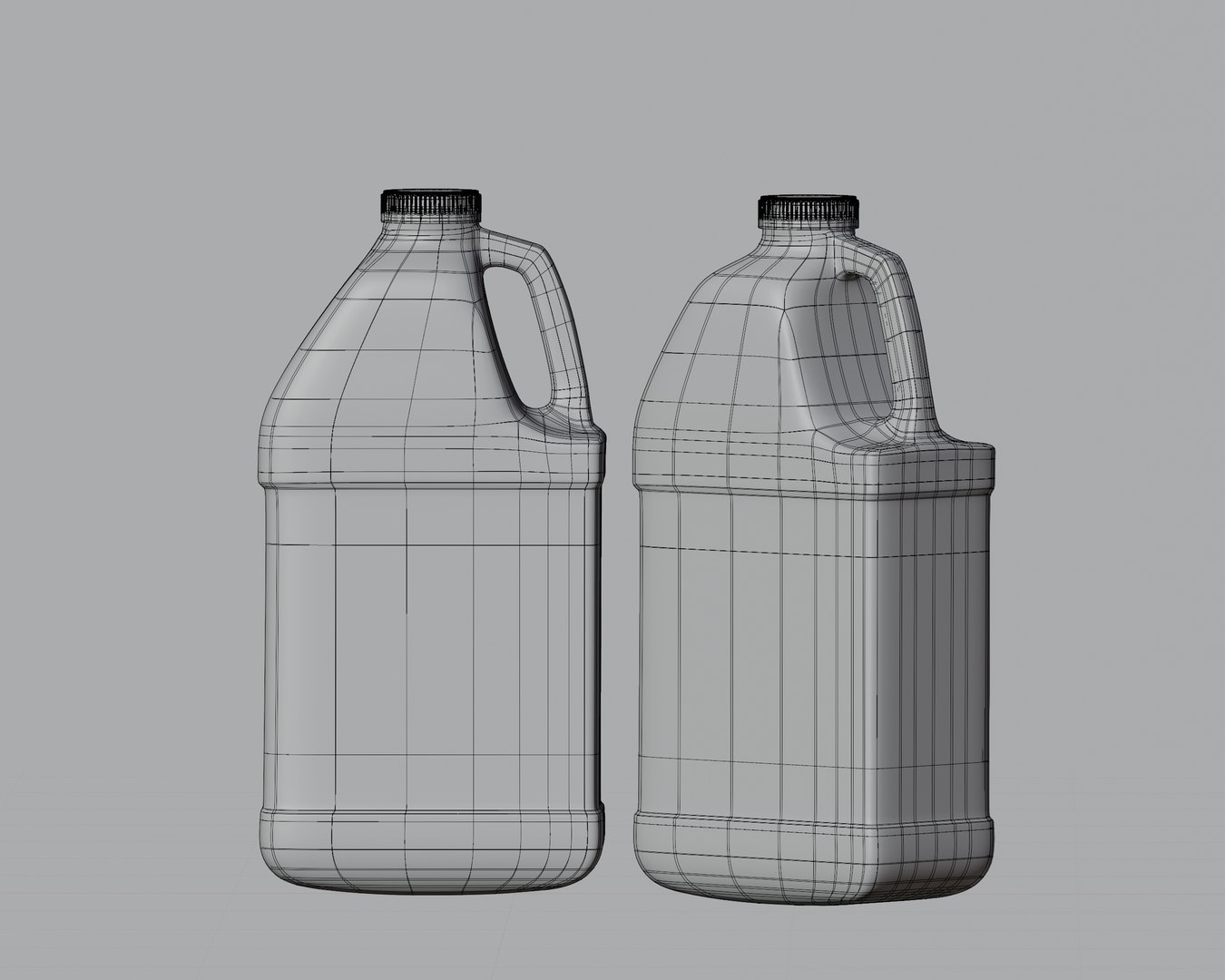 Plastic Gallon container 3D model - TurboSquid 2122930