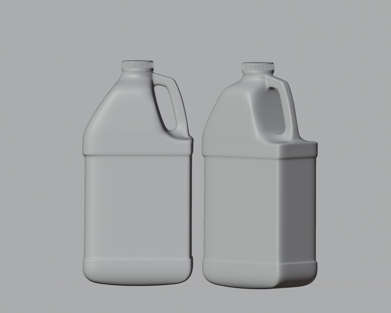 Plastic Gallon container 3D model - TurboSquid 2122930