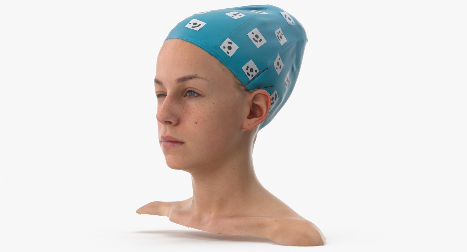 3D Model Rhea Human Head Win - TurboSquid 1655575