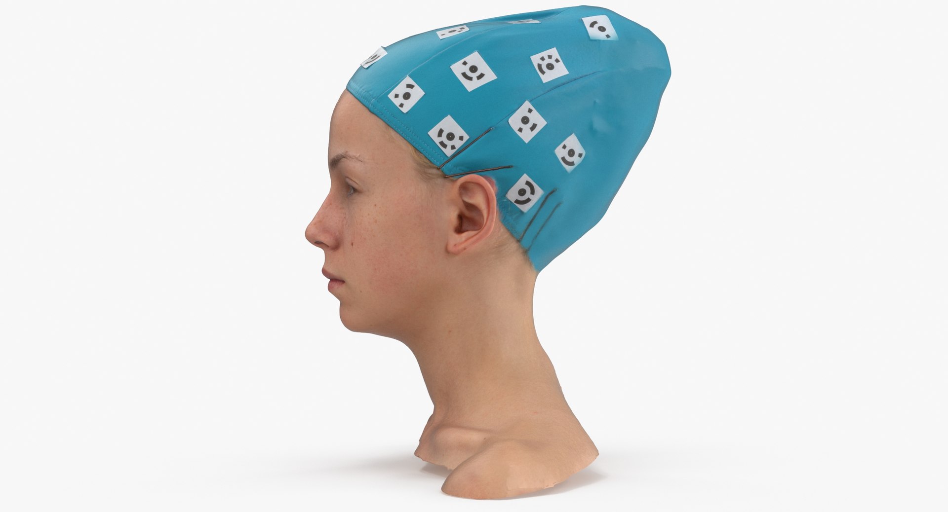 3D Model Rhea Human Head Win - TurboSquid 1655575
