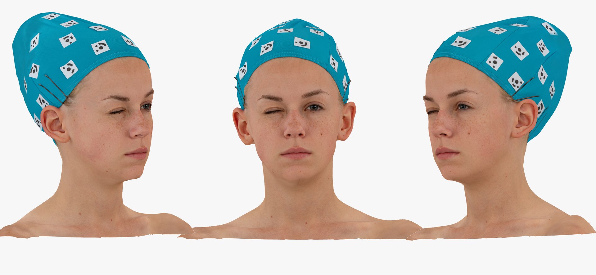 3D Model Rhea Human Head Win - TurboSquid 1655575