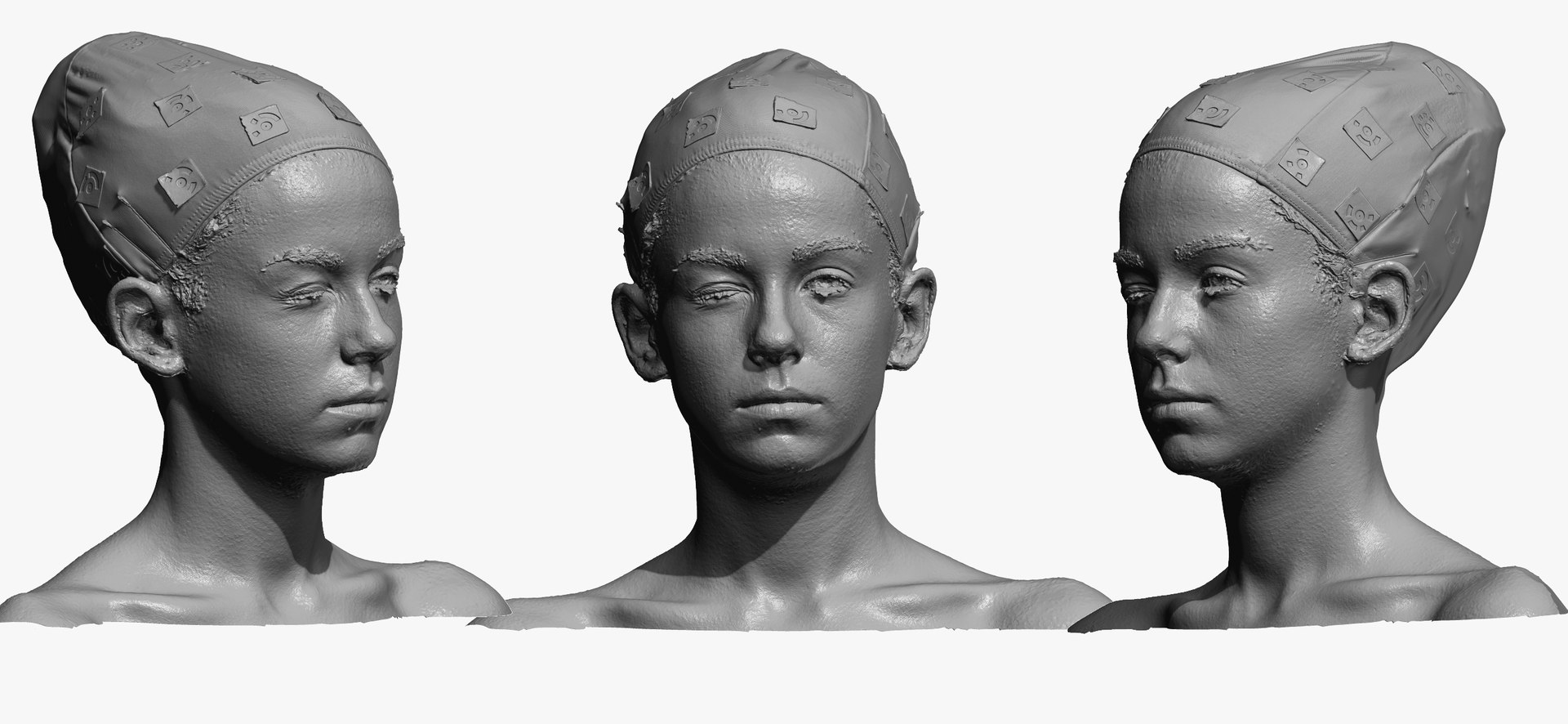 3D Model Rhea Human Head Win - TurboSquid 1655575