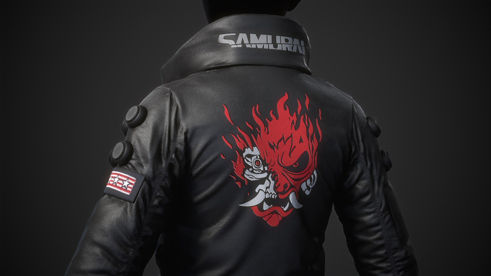 Cyberpunk 2077 Black Jacket 3D - TurboSquid 1890902