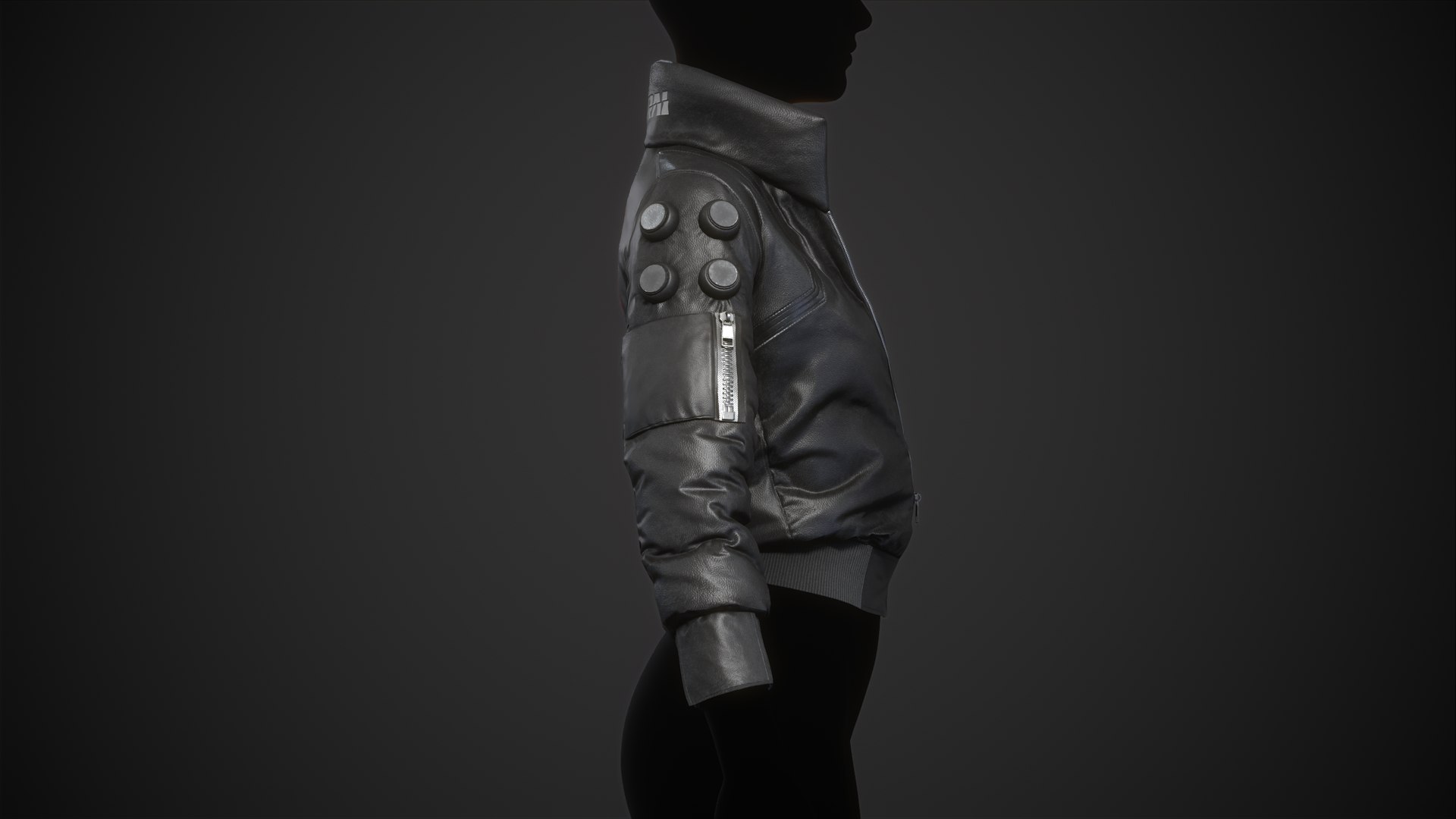 Cyberpunk 2077 Black Jacket 3D - TurboSquid 1890902