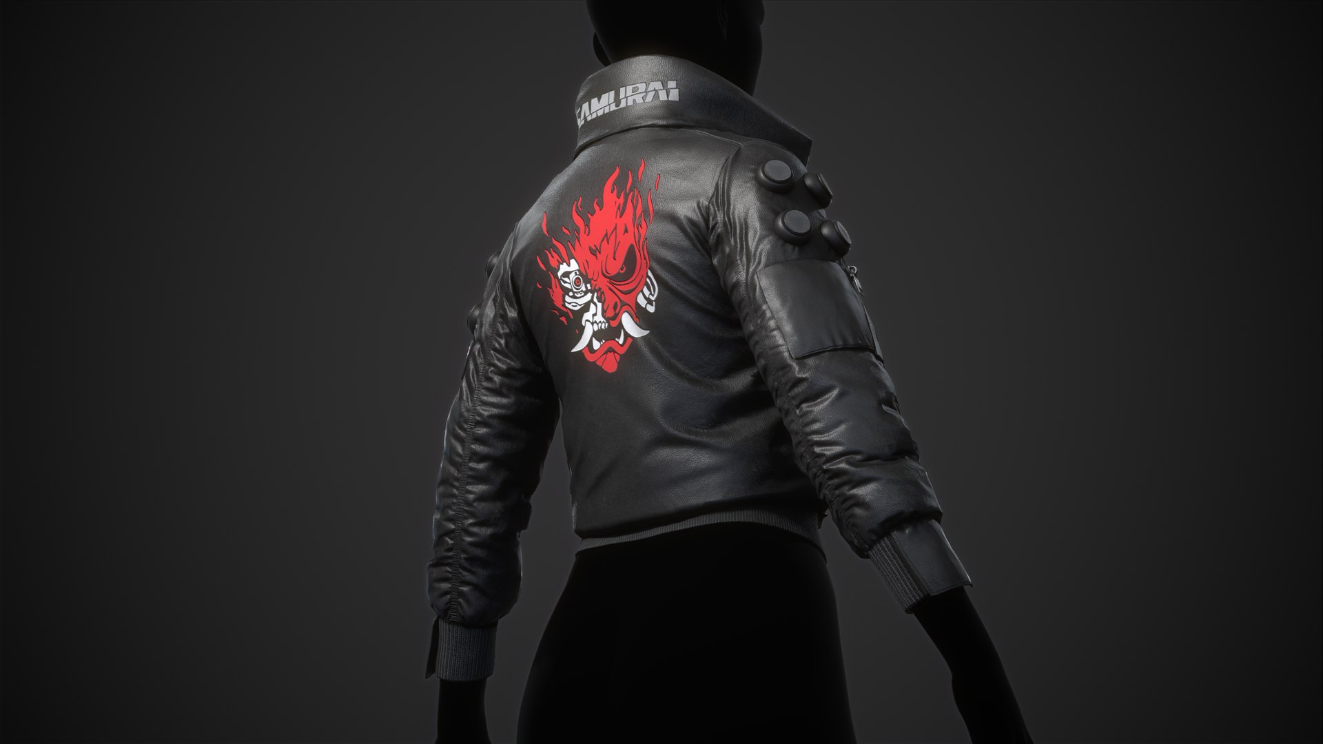 Cyberpunk 2077 Black Jacket 3D - TurboSquid 1890902