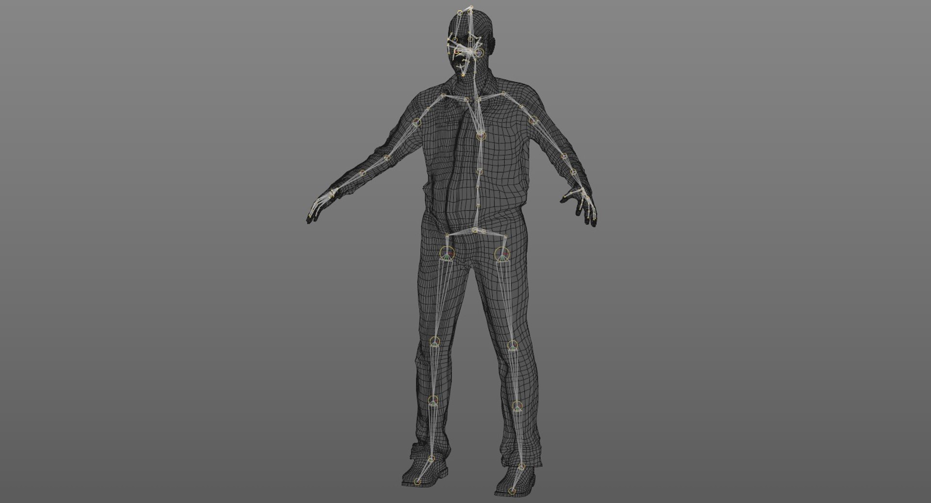 3d Man Rigged