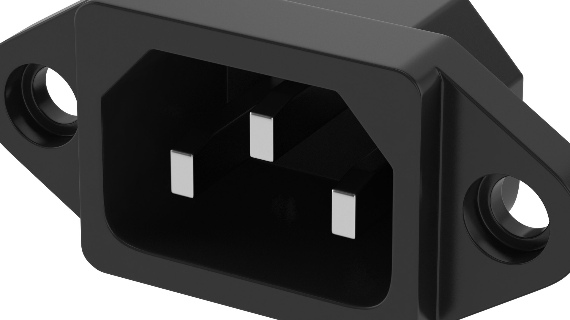 Iec 320 C1 3D Model - TurboSquid 1641617