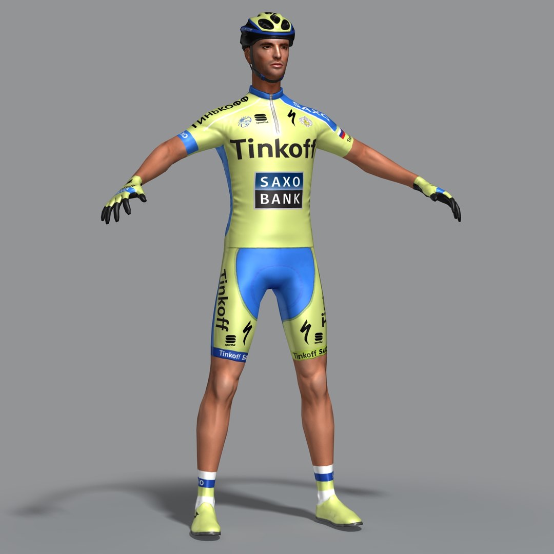 Cyclist 3d Model