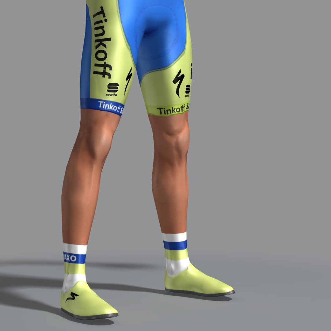 Cyclist 3d Model