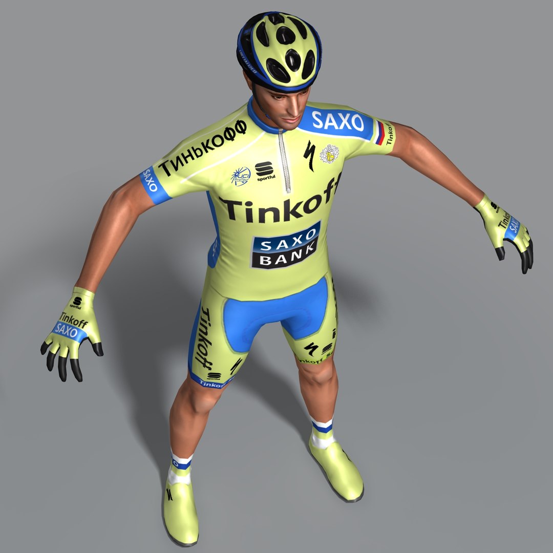 Cyclist 3d Model