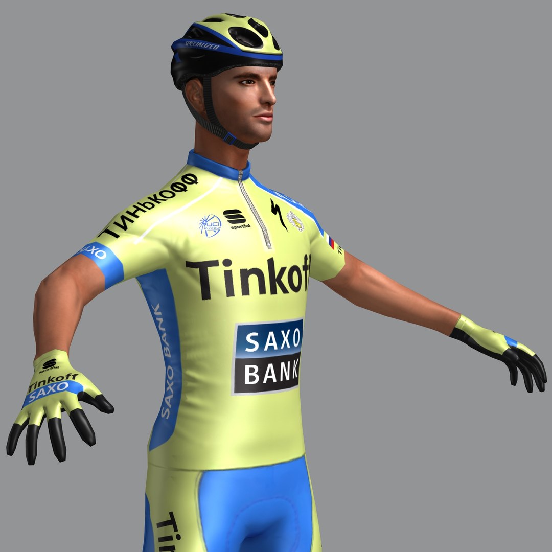 Cyclist 3d Model