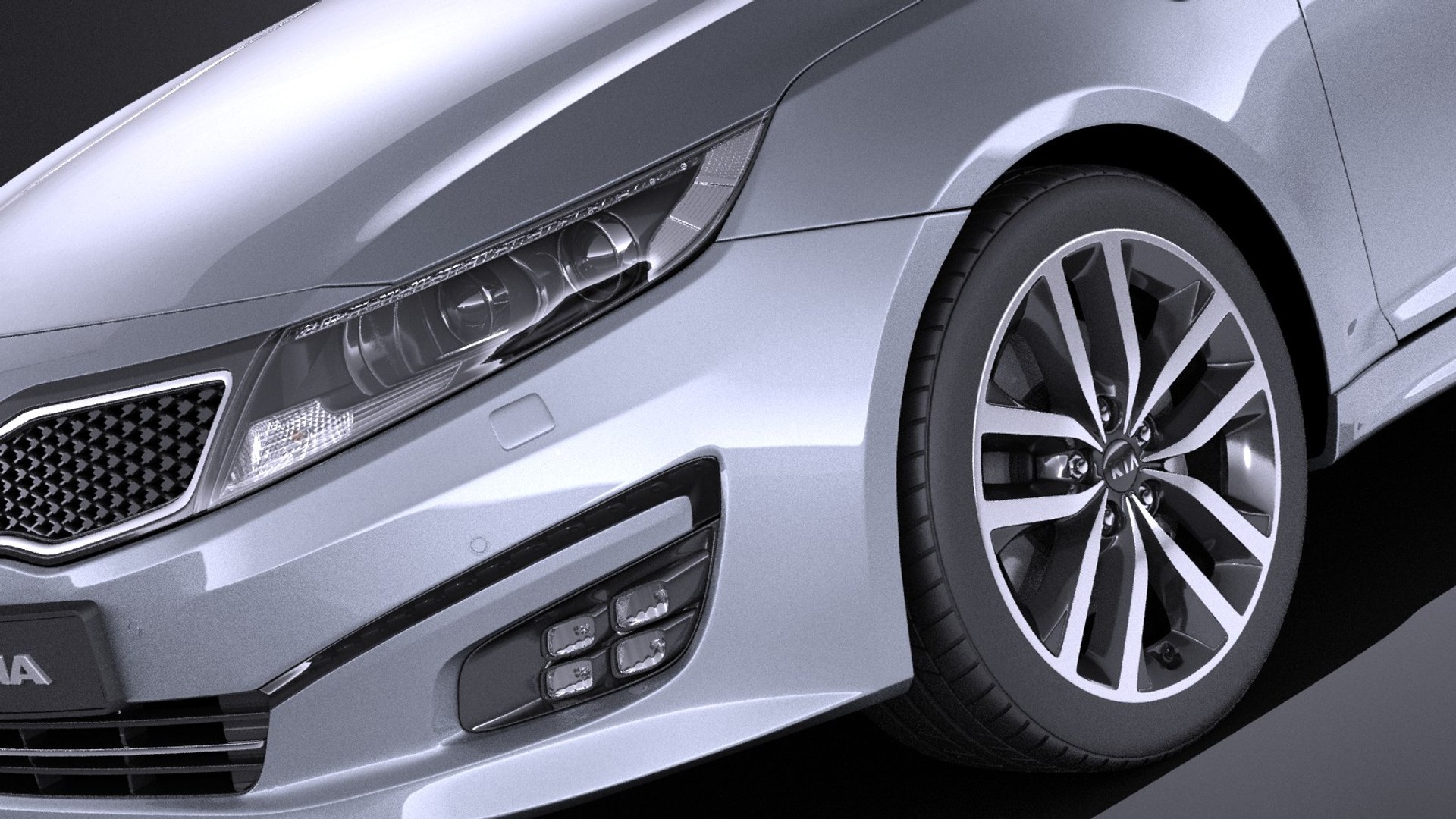3d Model Kia Optima Sport