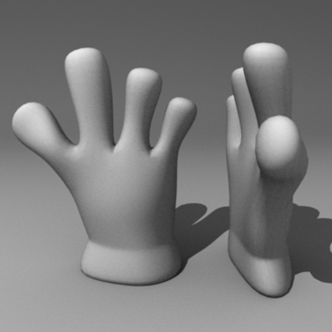 3ds max hand