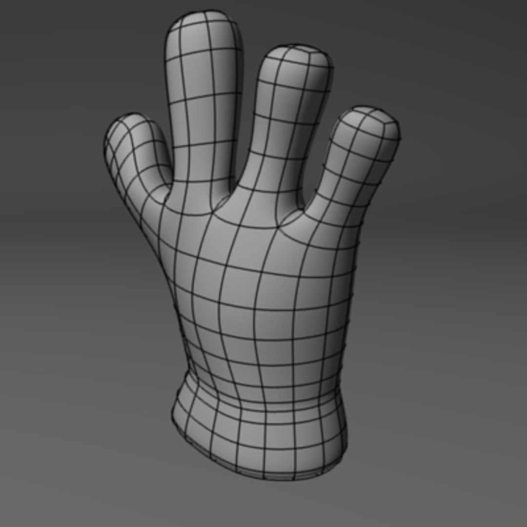 3ds max hand