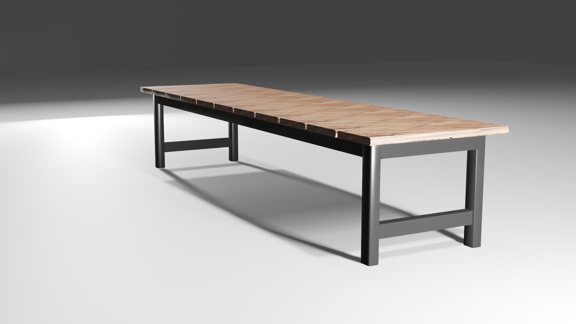 Simple Wooden Bench Model 3D - TurboSquid 2231207