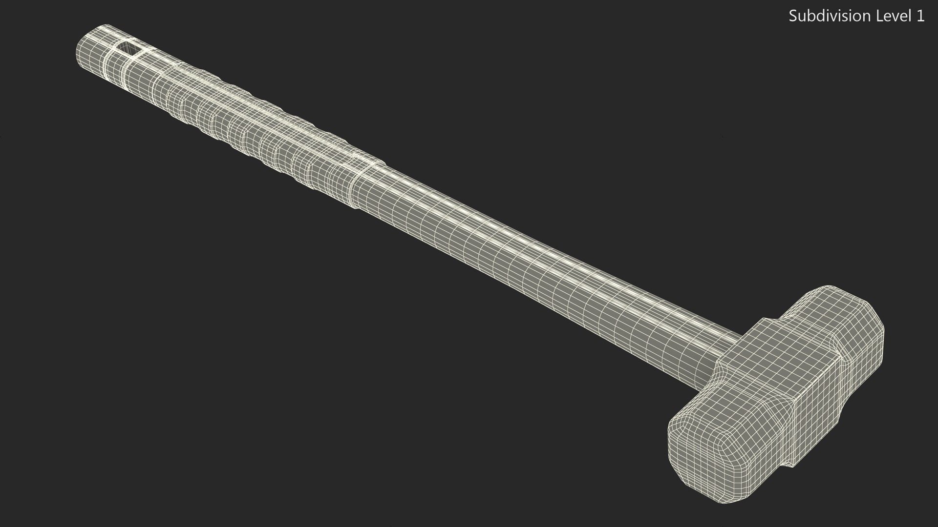 3D Sledge Hammer Double Flat Face - TurboSquid 2130642