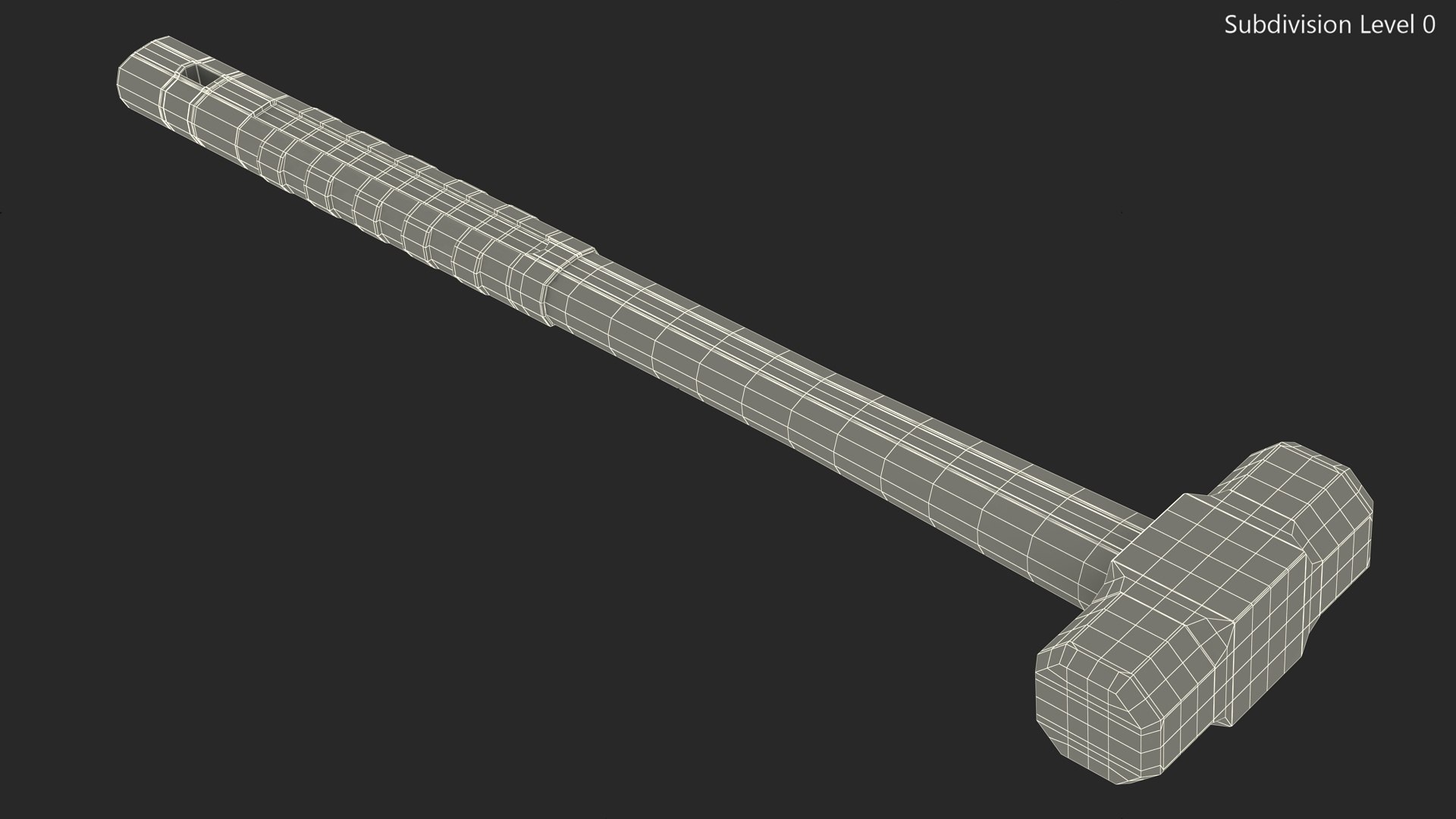 3D Sledge Hammer Double Flat Face - TurboSquid 2130642