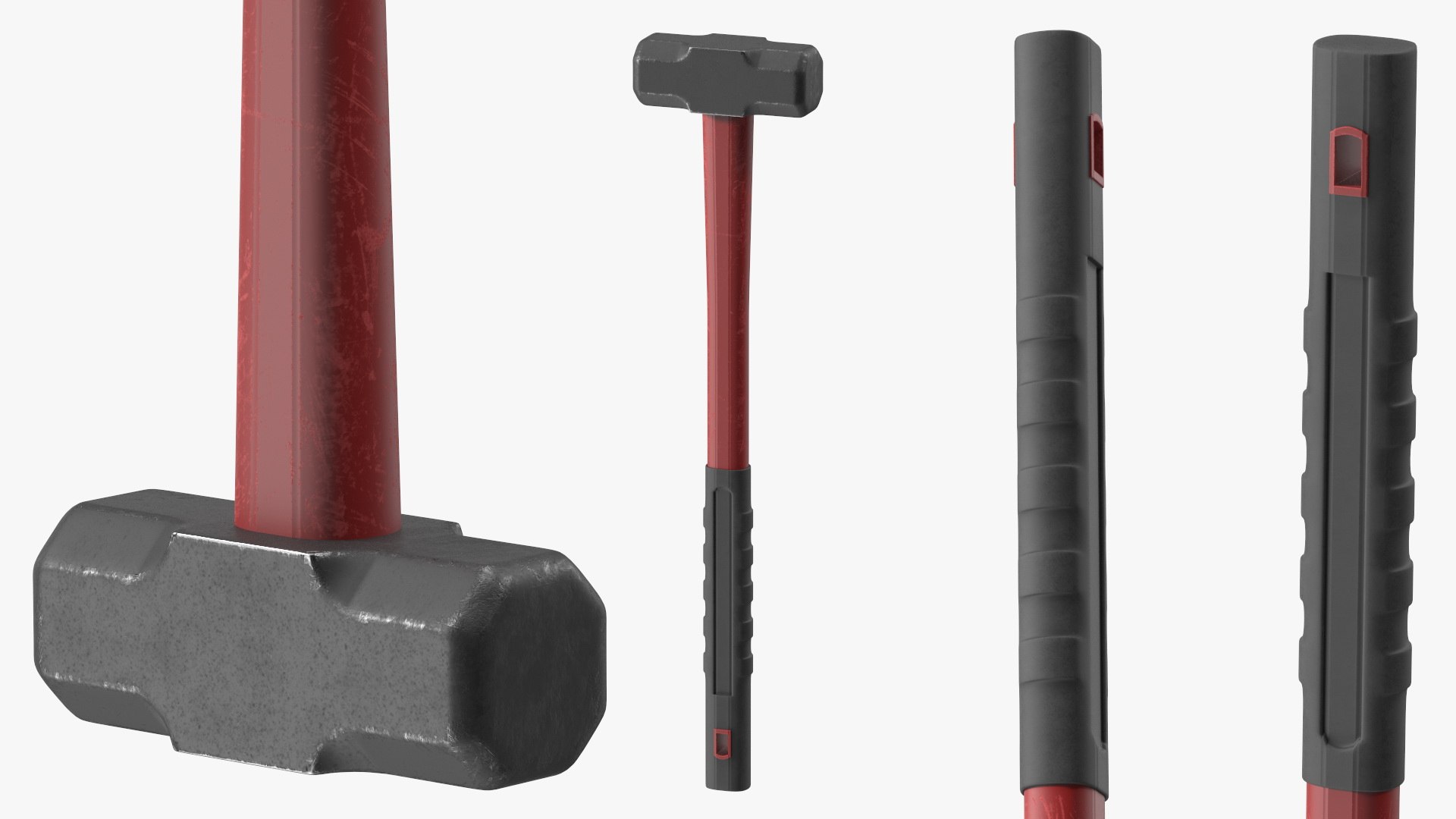 3D Sledge Hammer Double Flat Face - TurboSquid 2130642