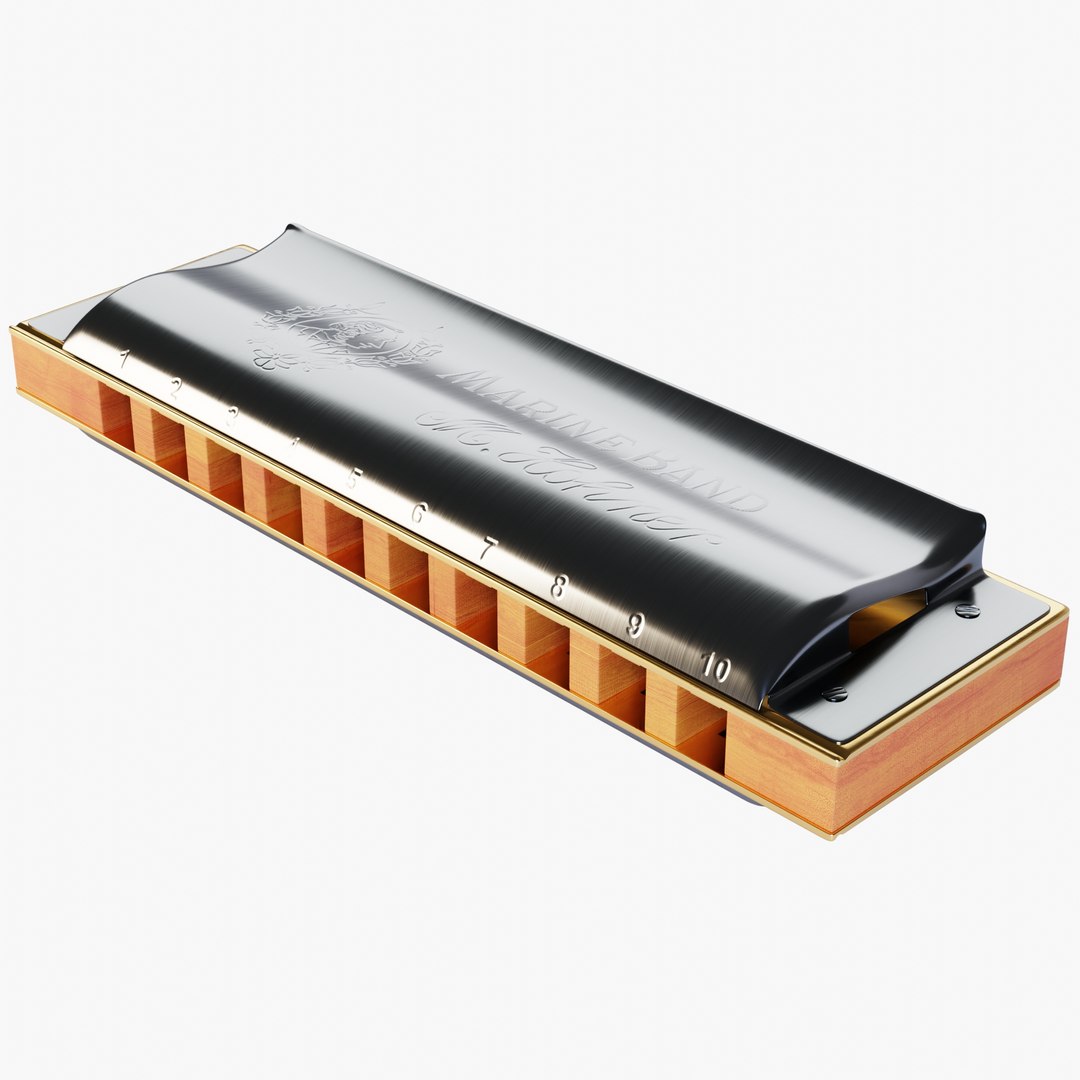 3D Harmonica Model - TurboSquid 1704762