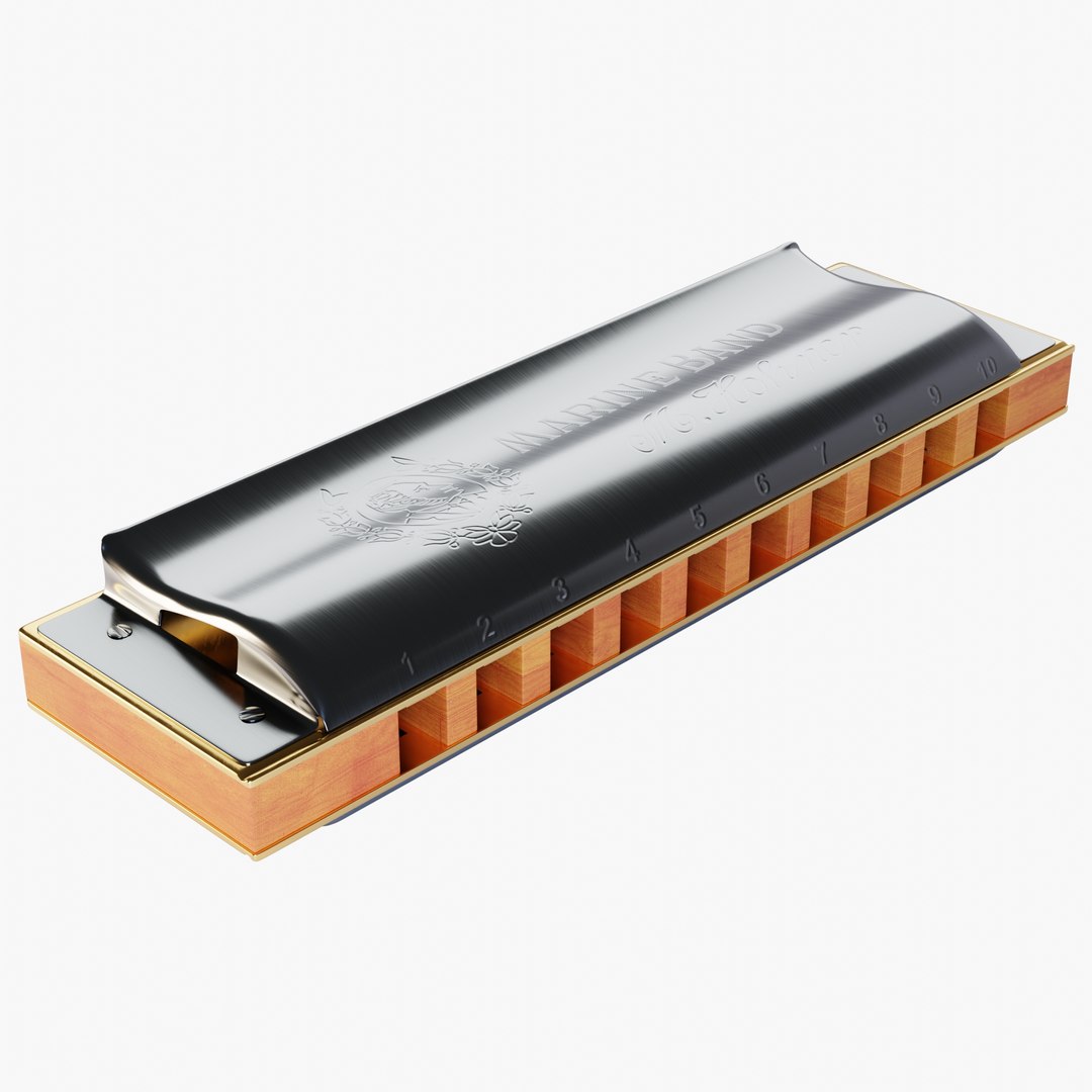 3D Harmonica Model - TurboSquid 1704762