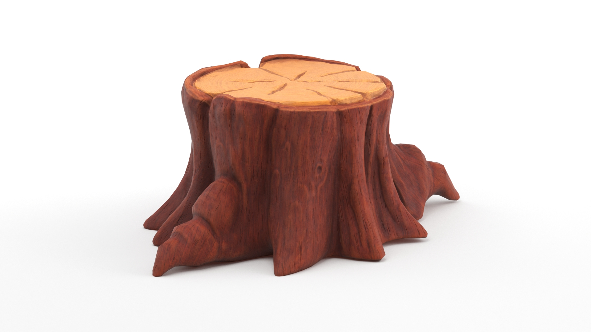 Cartoon Tree Stumps Collection 3D Model - TurboSquid 2029090