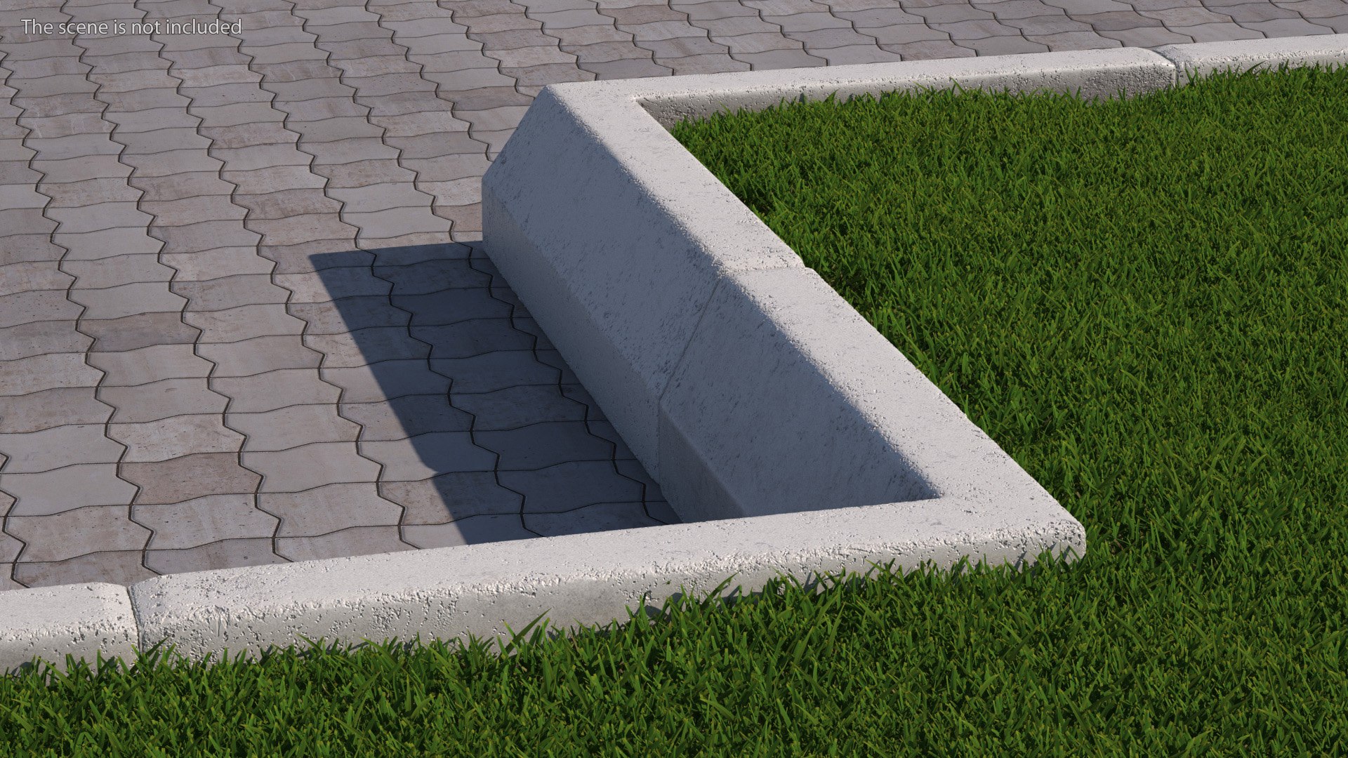3D Curb Inner Corner Section Model - TurboSquid 2015834