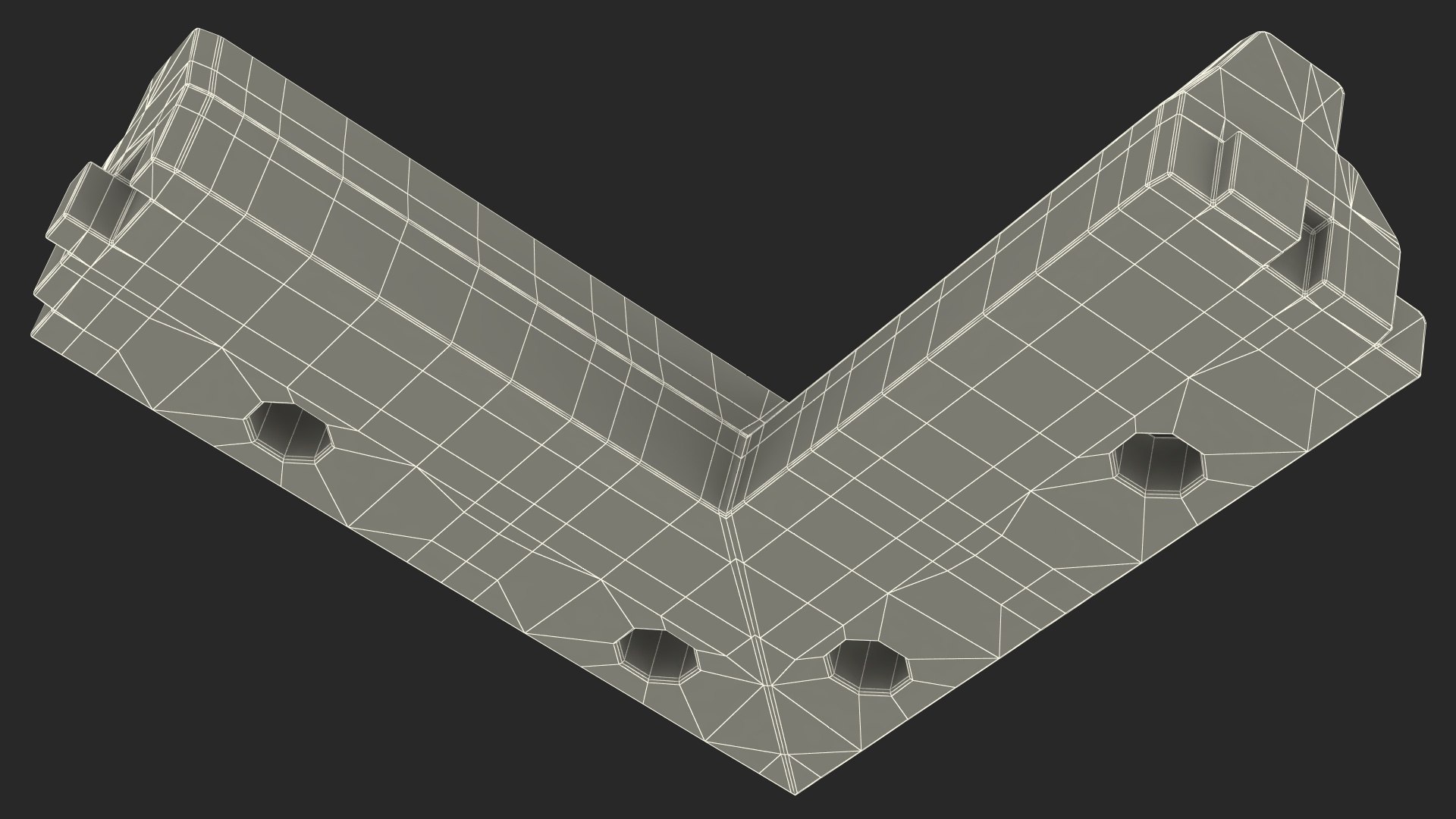 3D Curb Inner Corner Section model - TurboSquid 2015834