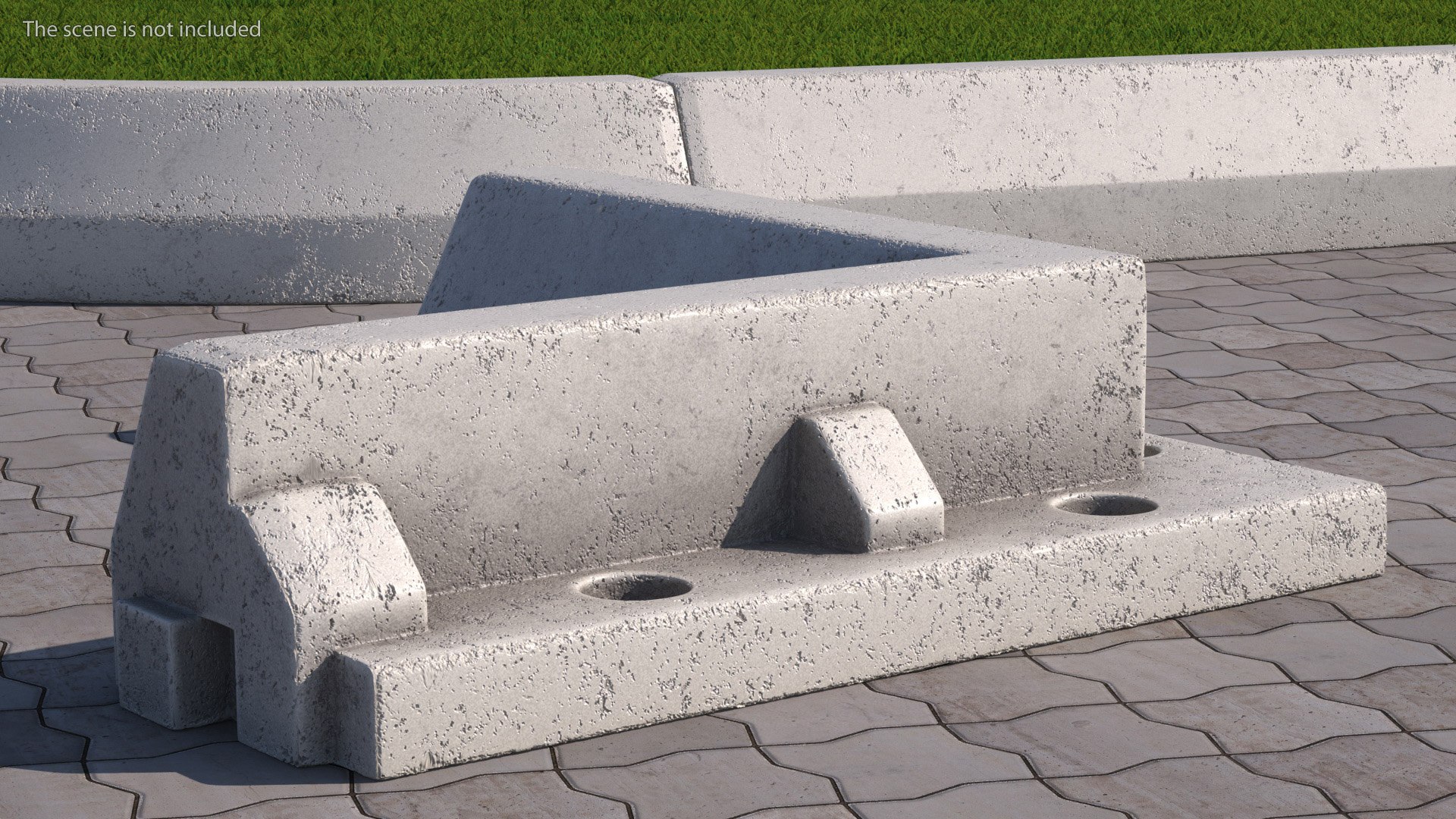 3D Curb Inner Corner Section Model - TurboSquid 2015834