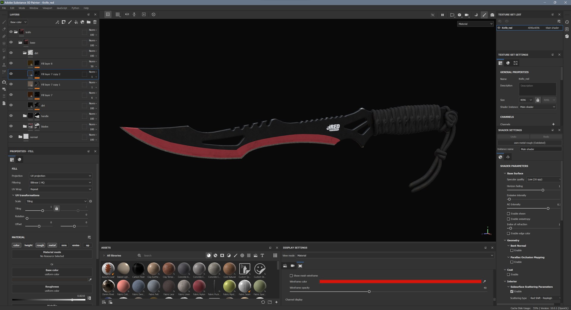 Red Guardian Twin Machete 3D Model - TurboSquid 2283066