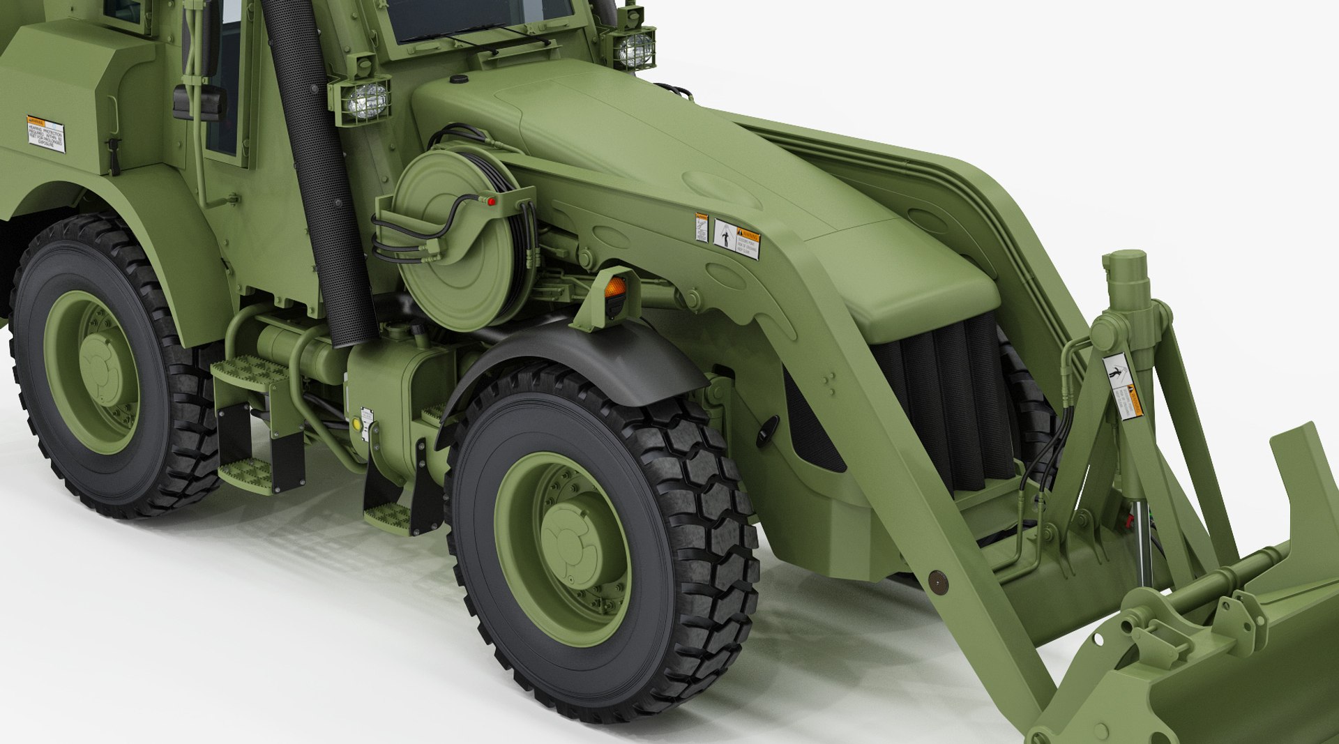 3D backhoe loader hmee - TurboSquid 1311355