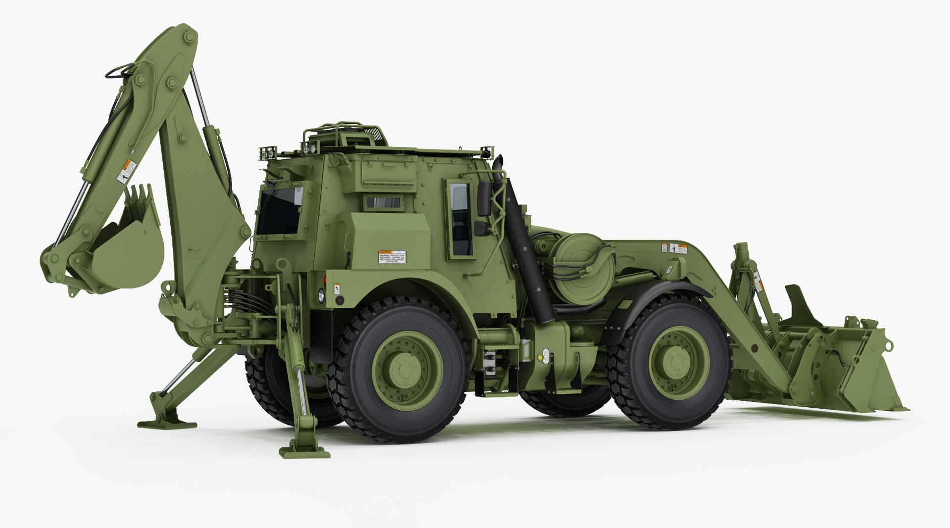 3D backhoe loader hmee - TurboSquid 1311355