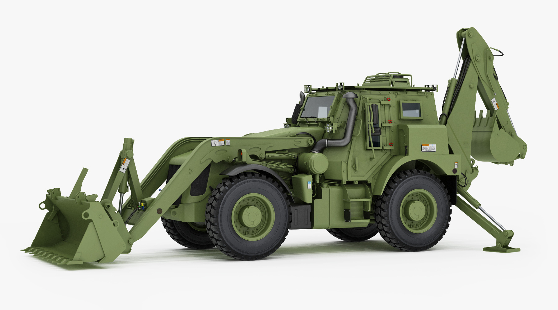 3D backhoe loader hmee - TurboSquid 1311355