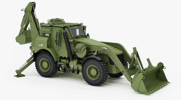 3D backhoe loader hmee - TurboSquid 1311355