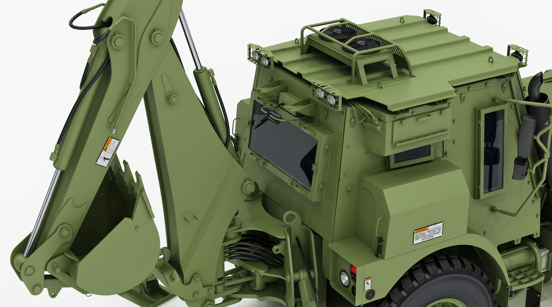 3D backhoe loader hmee - TurboSquid 1311355