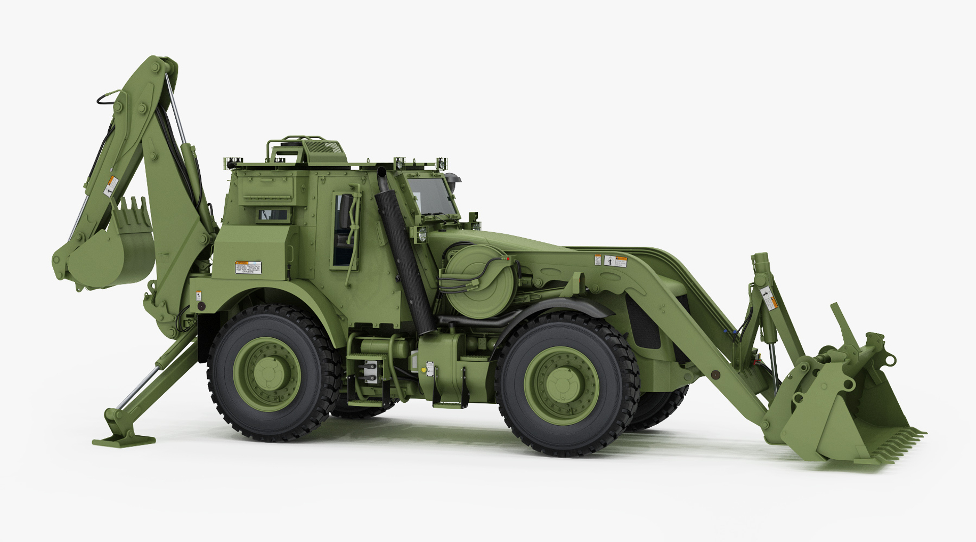 백호 로더 HMEE 3D 모델 - TurboSquid 1311355