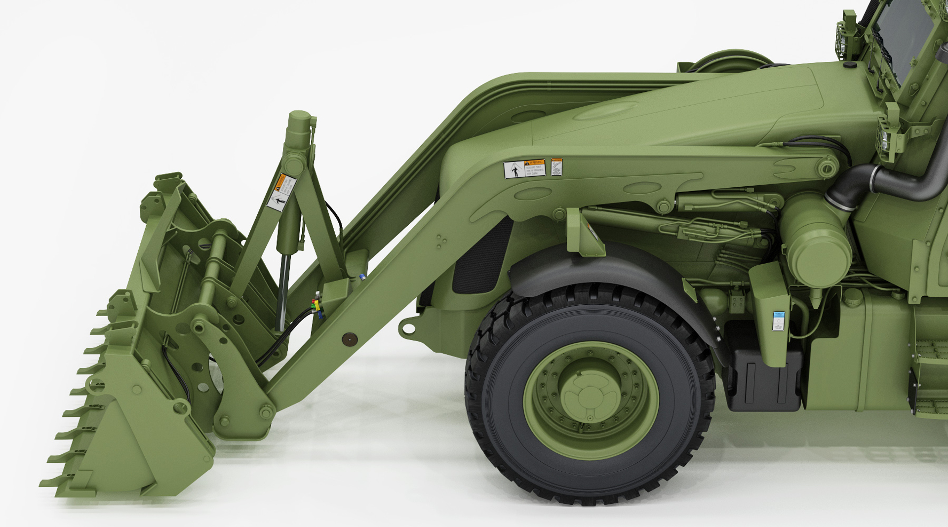 3D backhoe loader hmee - TurboSquid 1311355